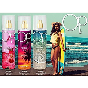 Ocean Pacific Simply Sun Body Mist for Her, 8 Fluid Ounce