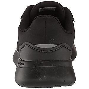 adidas Women's QT Racer 3.0 Running Shoe, Black/Black/Iron Metallic, 9