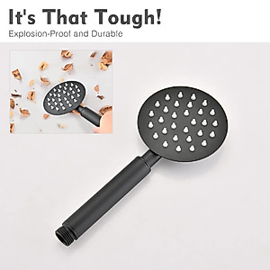 PROOX Dual Shower Head with Handheld Combo, High Pressure Round 8'' Rain Shower Head with Handheld ON/OFF Switch Button with 72 inch Extra Long Flexible Hose - Chrome