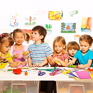 Livholic Card Making Kit for Girls with Purple & Pink Cardstock Paper Pipe Cleaners Googly Eye Foam Sheet Wood Die Cut Pom Poms Sequins All in One Craft Supplies & Materials Box for 8-12 Kids