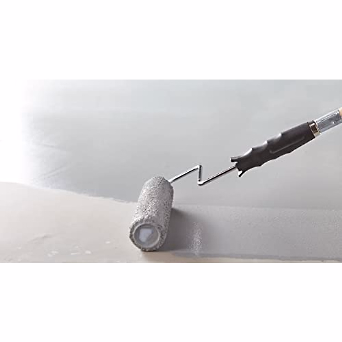 KILZ 1-Part Epoxy Acrylic Concrete and Garage Floor Paint, Interior/Exterior, Satin, Silver Gray, 1 Gallon