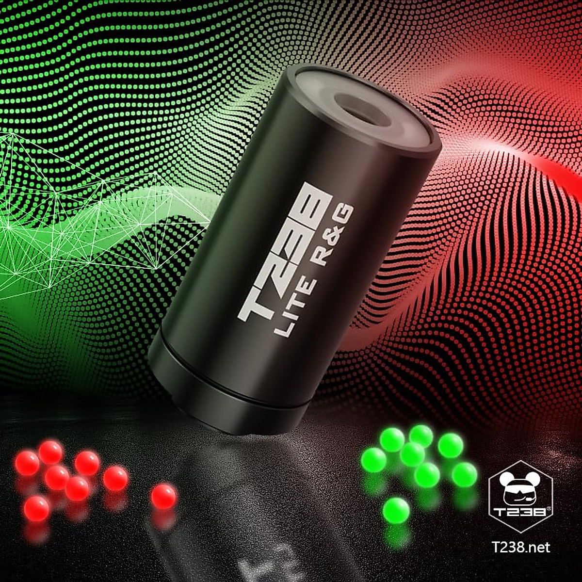 T238-LITE R&G Airsoft Tracer Unit, Spitfire Tactical Muzzle Flash Simulator for Airsoft/Gel Blaster with 14mm CCW Threaded Interface