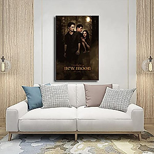 CiNgK Moive Posters The Twilight Saga New Moon Canvas Poster Wall Art Decor Print Picture Paintings for Living Room Bedroom Decoration Style 12x18inch(30x45cm)