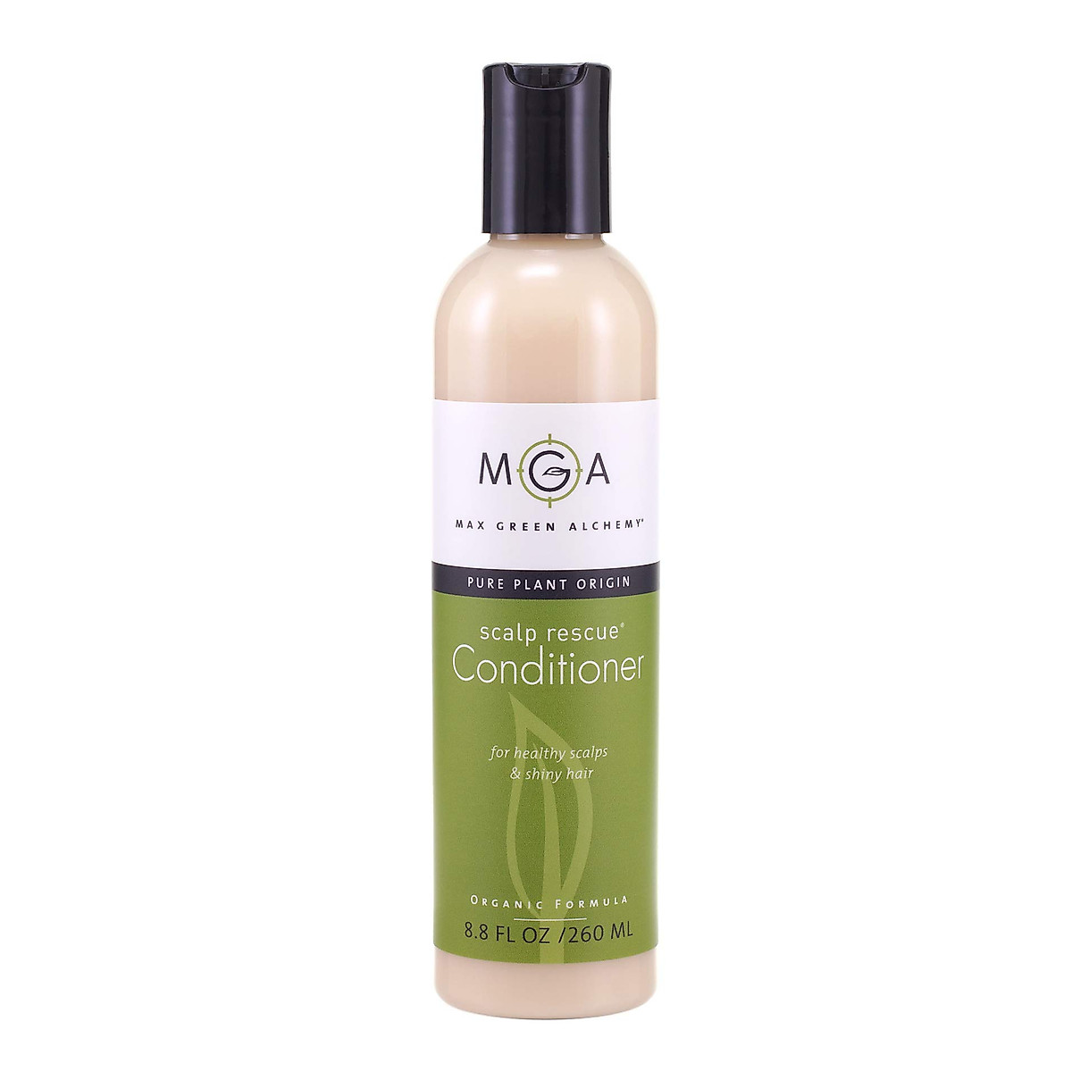 MGA Vegan Hair Conditioner - Organic Formula with Tea Tree for Healthy Hair | Hair Care Product with Natural Herbal Scent | Parabens Silicone & Sulfate Free Conditioner | Unisex | 8.8 Fluid Oz