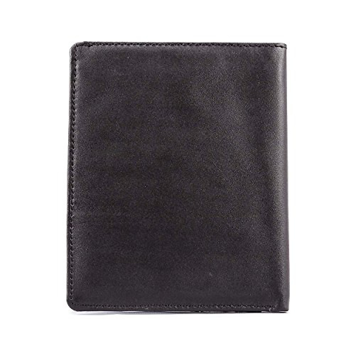 Big Skinny Leather Traveler Slim Wallet, Holds Up to 20 Cards and 4 Passports, Black