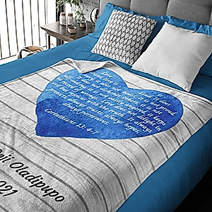 Personalized Wedding Gifts for Bride and Groom, Wedding Blanket Throw, Wedding Gifts for Couple, Bride Gifts, Bride to Be Present, Couples Blanket Personalized, Bridal Shower Gift (D2-60"x80"-Fleece)