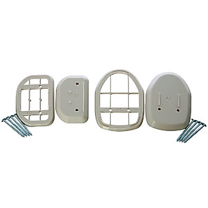 Dreambaby Retractable Baby Gate Spacers - Suitable with Baseboard Thickness .50" to .75" - Beige - Model L821