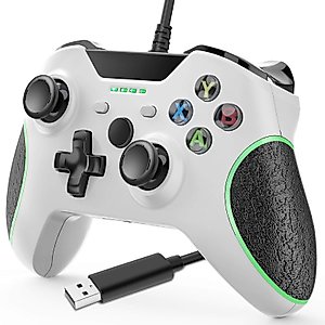 Nolansend Wired Game Controller,High Performance USB Gamepad Remote Joystick Controller with Dual Vibration,Wired Gmme Controller for PC(Win7/8/10)