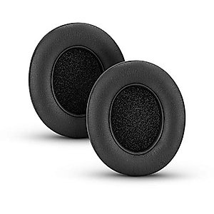 Brainwavz Replacements Ear Pads for Beats Studio 2 & Studio 3 Wired & Wireless Headphones, Earpads Made with Thick, Soft Memory Foam & Soft Vegan Leather (B0500, B0501) - Black
