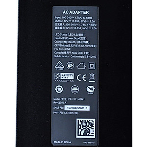 OSTENT EU AC Adapter Charger Power Supply Cable Cord for Microsoft Xbox One Console