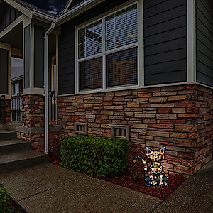 ProductWorks Spooky Town 28-Inch Day of The Dead Black Cat Outdoor Display