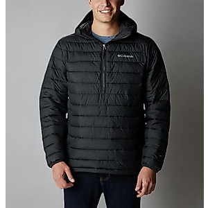 Columbia Men's Powder Lite Anorak, Black, Large