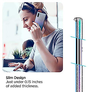Spigen Liquid Crystal Glitter Designed for Samsung Galaxy Note 10 Case (2019) - Crystal Quartz