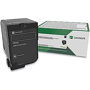 Lexmark High Yield Black Return Program Toner Cartridge for US Government, 25000 Yield (84C0HKG)