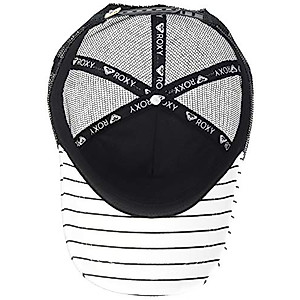 Roxy womens Water Come Down Trucket Hat Cap, Anthracite Flower of Love, One Size US