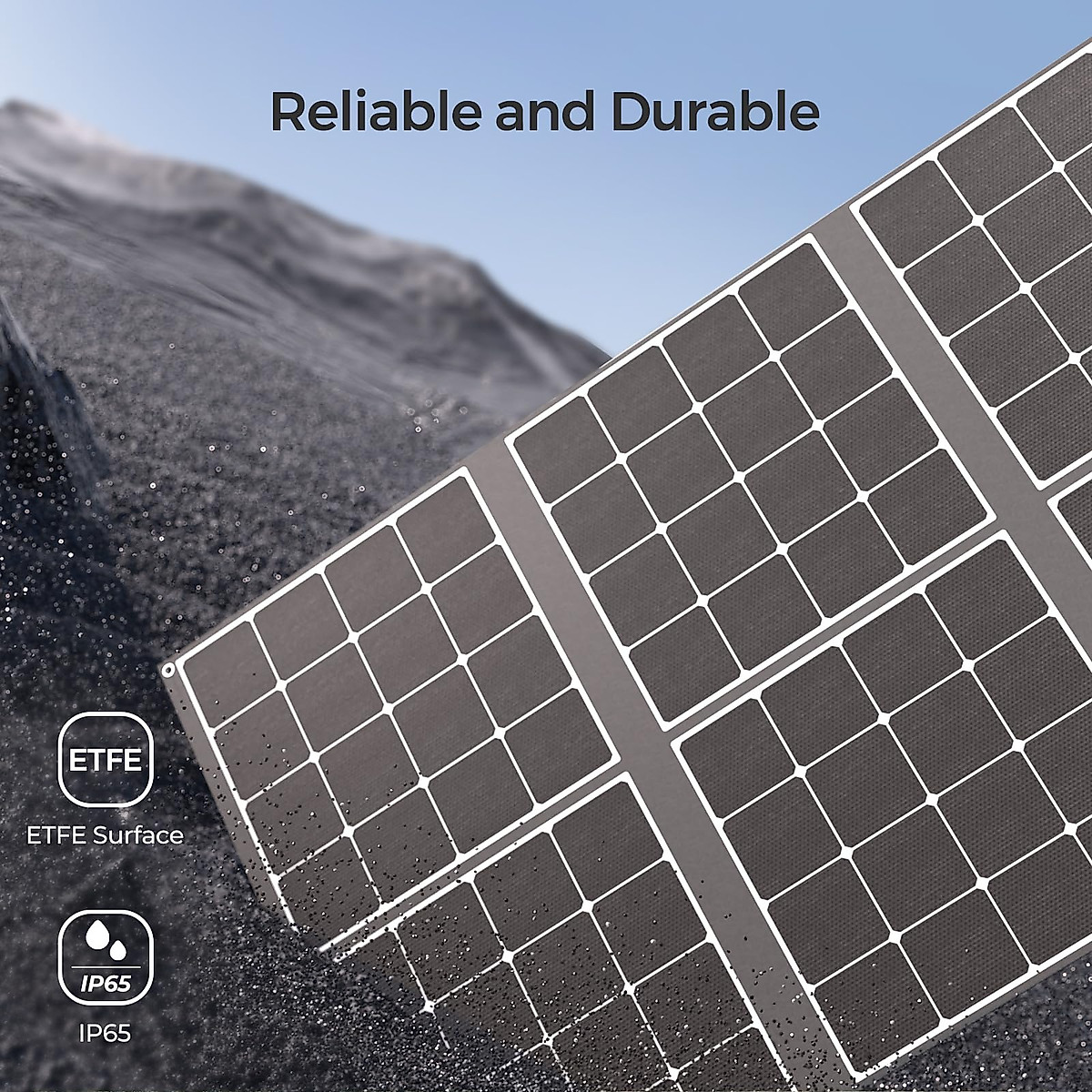 Renogy 400W Portable Solar Panel Foldable Monocrystalline Solar Blanket, Huge Power Solar Panel, Sunpower Solar Cells 23.7% High Efficiency for Power Station Outdoor Camping RV Solar Generator