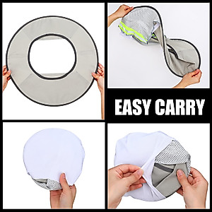 8 Pcs Hard Hat Full Brim Sun Shade Mesh Neck Sun Block Protection Neck Gaiter Bandana Face Scarf with UV Strap Arm Sleeves(Black,Gray)