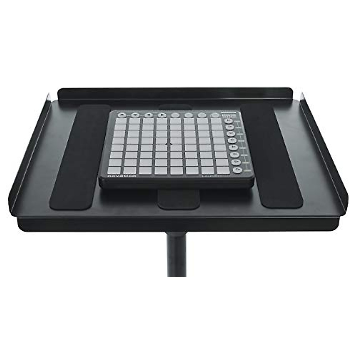 Gator Frameworks Heavy Duty Deluxe Adjustable Multi-Media Gear Stand Featuring 100x100 Vesa Mounting Brackets | Ideal for Laptops and more; Min/Max Height - 36"/48" (GFW-UTL-MEDIATRAY2)