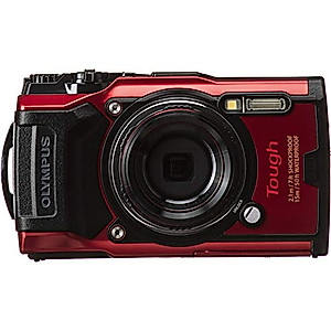 Olympus Tough TG-6 Digital Camera (Red) with Deluxe Accessory Bundle – Includes: 32gb SD Card, Floating Strap, Gripster Spider Tripod, Case + Much More