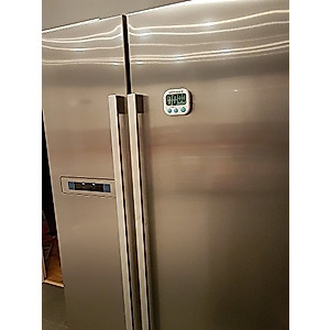 Wrenwane Digital Kitchen Timer (Upgraded), No Frills, Simple Operation, Big Digits, Loud Alarm, Magnetic Backing, Stand, White (1) (1) (1)