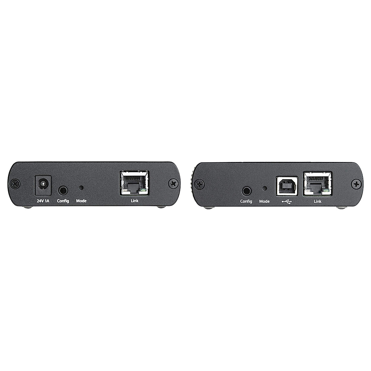StarTech.com 4 Port USB 2.0 Extender Over Ethernet/IP Network Hub - Up to 330ft (100m) - USB Over Gigabit LAN or Direct Cat5e/Cat6 Cable (RJ45) Extender Adapter - USB Extender Kit (USB2G4LEXT2NA)