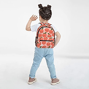 KiuLoam Cute Peach Kids Backpacks For Toddler Boys And Girls Preschool Backpack With Chest Strap 12 Inch