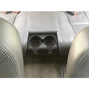 Red Hound Auto Compatible with Chevrolet GMC Colorado Canyon 2004-2012 Bench Seat Black Cup Drink Holder Drink Beverage Replaces