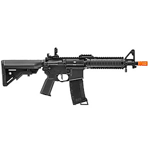 Lancer Tactical Gen 3 Airsoft Rifle MK18 Mod 0 Nylon Polymer Airsoft AEG Gun with Programmable Fast Trigger & Mosfet (Black)
