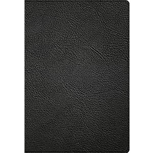 NASB Super Giant Print Reference Bible, Black Genuine Leather, Indexed, Red Letter, Presentation Page, Cross-References, Full-Color Maps, Easy-to-Read Bible Karmina Type