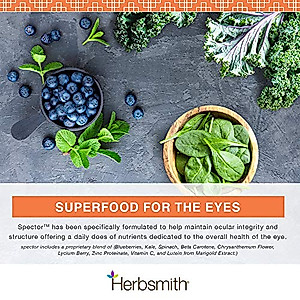 Herbsmith Spector - Eye and Vision Support for Dogs - Repair Greying to The Eyes - Senior Supplement for Dogs - Antioxidant for Dogs - 60ct Small Chews