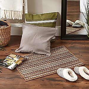 DII Fashion Contemporary Area Rug Non-Skid, Perfect for Bedroom, Living Room, Kitchen, Laundry, Washroom, Mudroom, Loft or Office, 20x30, Multi-Stripe