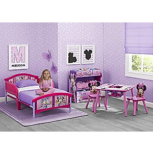 Delta Children Plastic Toddler Bed, Disney Minnie Mouse