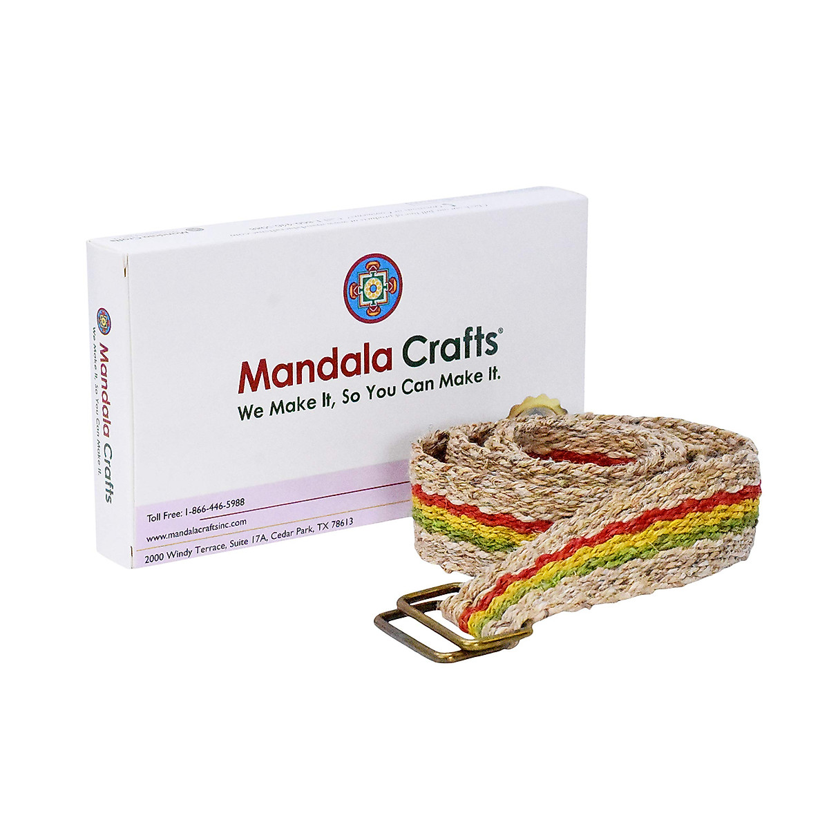 Mandala Crafts Bohemian Belt - Boho Belt for Women - Mens Rasta Belt Handmade Woven Hemp Boho Waist Belt Big Hippie Belt for Reggae Rasta Accessories