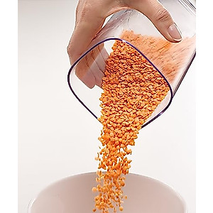 Joseph Joseph Podium Dry Food Storage Container Set with Stand, 5-piece, Gray