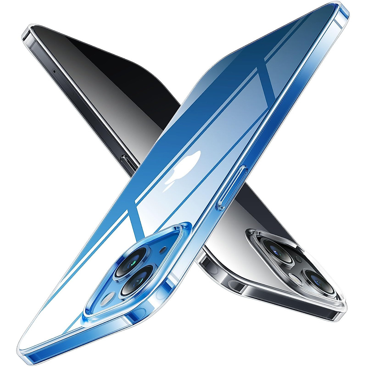 TORRAS for iPhone 13 Case/iPhone 14 Case Clear, Never Yellow, Military Grade Drop Tested, Protective Slim Thin Case for iPhone 13 Phone Case/iPhone 14 Phone Case, 6.1", Crystal Clear