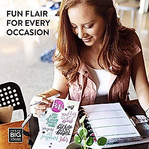 me & my BIG ideas mambiChips Chipboard Stickers - Scrapbooking Supplies - Tourist Theme - Black, White & Multi-Color - Great for Projects, Scrapbooks & Albums - 5 Sheets, 100 Stickers Total