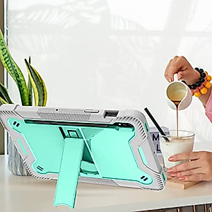 Tablet PC Case Compatible With Samsung Galaxy Tab S8/Tab S7 11 Inch (Model SM-X700/X706/T870/T875/T878) Protective Cover Rugged Durable Stand Shockproof Protective Cover Suitable Compatible With Samsu