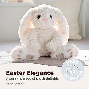 Bearington Creamy The Easter Bunny Stuffed Animal, 10 Inch Plush Bunny Stuffed Animal