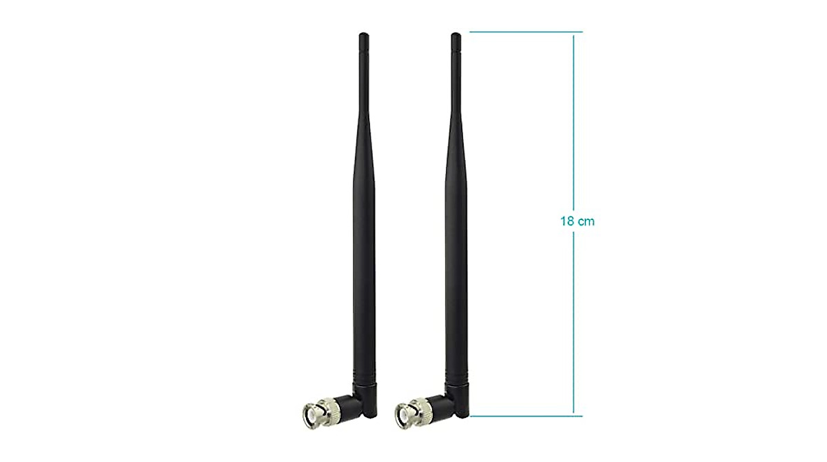 Wireless Mic Receiver Antenna UHF 400-960MHz BNC (2-Pack)