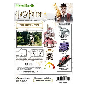 Metal Earth Harry Potter Burrow in Color 3D Metal Model Kit Fascinations