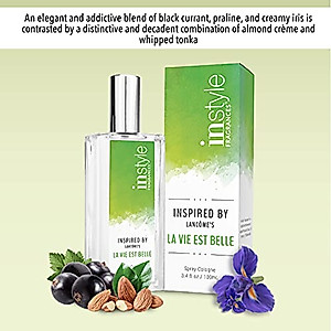 Instyle Fragrances | Inspired by Lancôme's La Vie Est Belle | Women’s Eau de Toilette | Vegan, Paraben Free, Phthalate Free | Never Tested on Animals | 3.4 Fluid Ounces