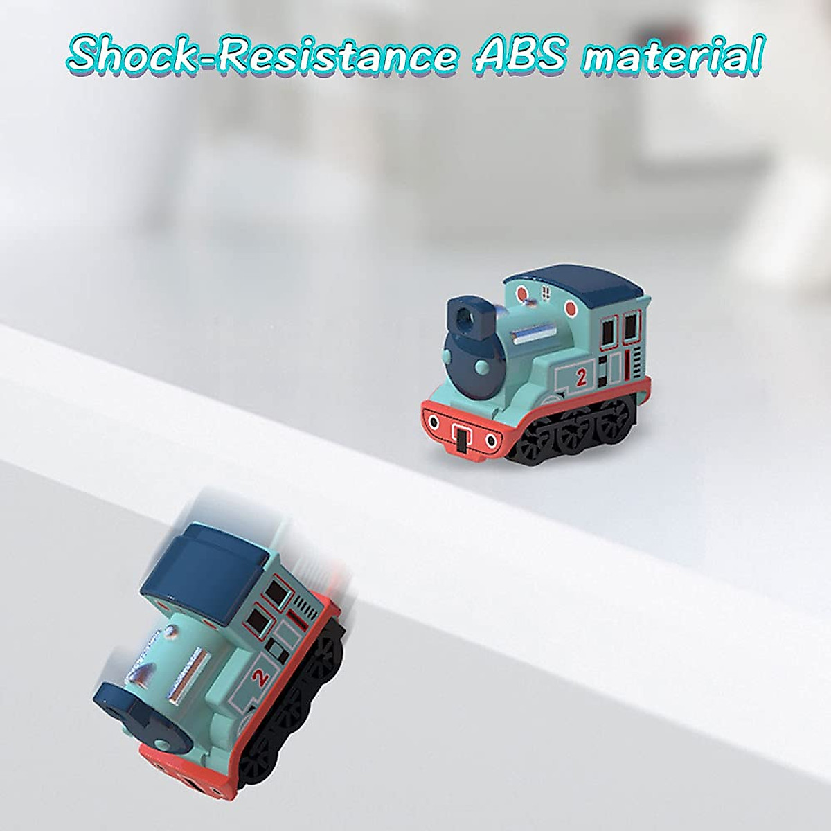 Kids Train Race Track Play Set, Adventure Car Track Toy, Toddler Dinosaur Ramp Vehicle Toys, Interactive Games Vehicle Playset Gifts for Kids