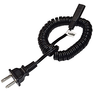 HQRP AC Power Cord Works with Philips Norelco 6945XL 6948XL 725RL 885RX HP1311 HP1605 HQ4821 HP1615 835RX Shaver Lead Mains Cable + HQRP Cleaning Brush