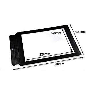 WJINNG Full Page Magnifier for Reading, Magnifying Sheets for Reading 8.5 x 11, 3X, Reading Aid Lens Fresnel for Books Menus Newspapers Improve Elderly Poor Eyesight for The Elderly Gift