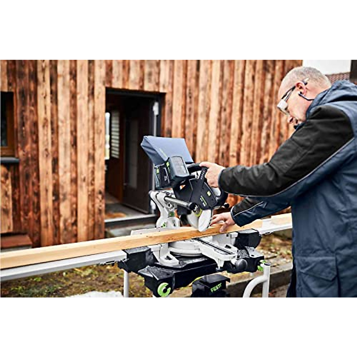 Festool 577176 Cordless Sliding Compound Miter Saw KSC 60 EB 5.0 I-Plus