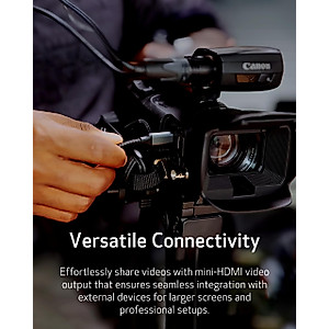 Canon XA60 Professional UHD 4K Camcorder with LCD Touchscreen and 20x Optical Zoom Lens (Black)