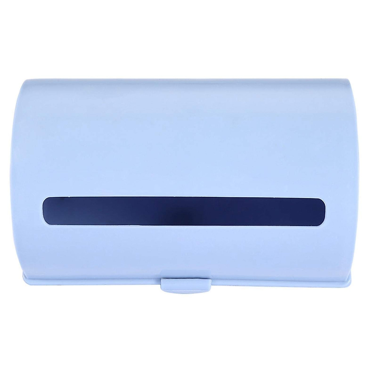3 Colors Back Organizer Rack Adhesive Wall Mount Trash Garbage Plastic Bag Storage Box Plastic Bag Dispenser (Blue)