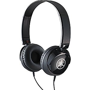 Yamaha HPH-50B Compact Closed-Back Headphones, Black