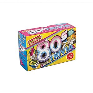 Gift Republic Awesome 80’s Trivia 100 Quiz Cards Fun 1980’s Decade Quiz Questions Great Gift Idea Portable Travel Game