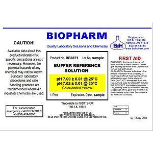 pH Buffer Calibration Kit 2-Pack: pH 7.00 Buffer and Electrode Storage Solution — 500 ml (1.06 Pint) Each — NIST Traceable Reference Standard for All pH Meters